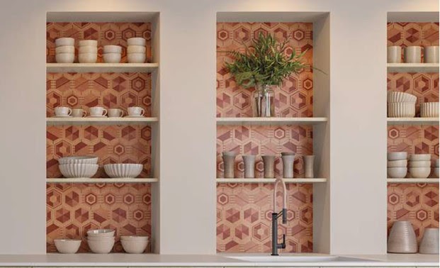 Ceusa apresenta inspirações para uso de porcelanatos hexagonais
